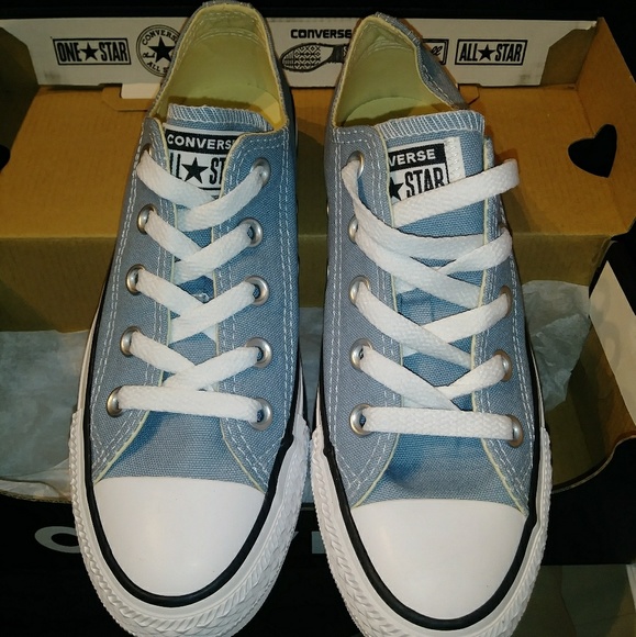 Converse | Shoes | Nwt Converse Chuck Taylor All Star Blue Low Top ...
